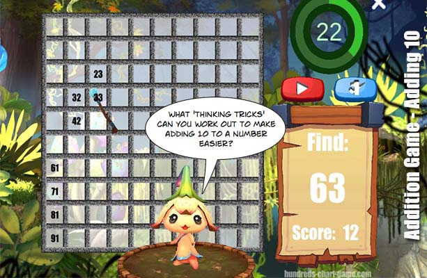 hundreds-chart-game-adding-10 - Hundreds Chart Game