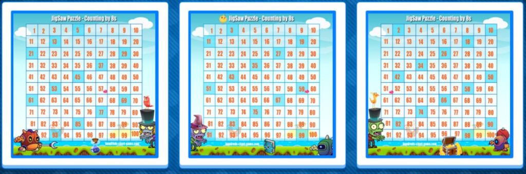 100s Board Game - Number Fun - a 100s Chart Game for Number Sense